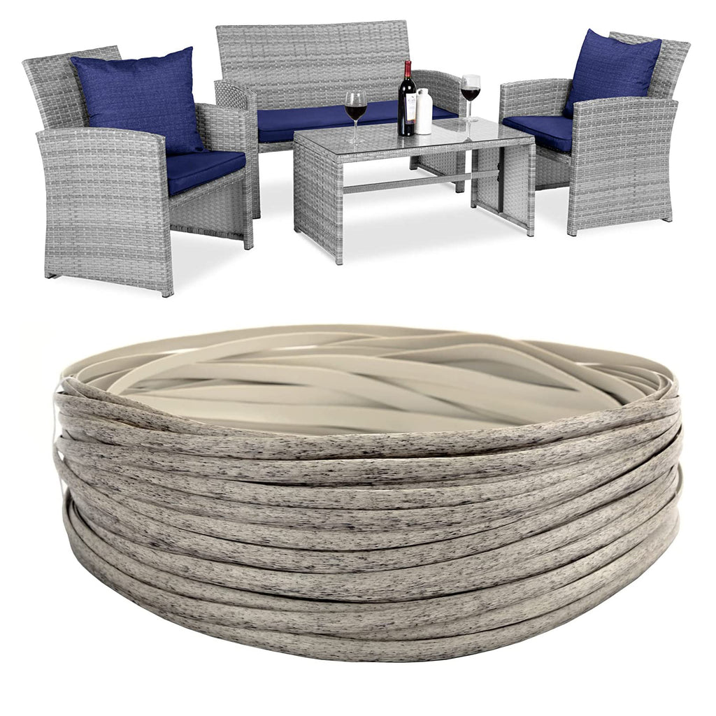 Outdoor Patio Garden Furniture Repair Kit with Tools and 500g Wicker P ...