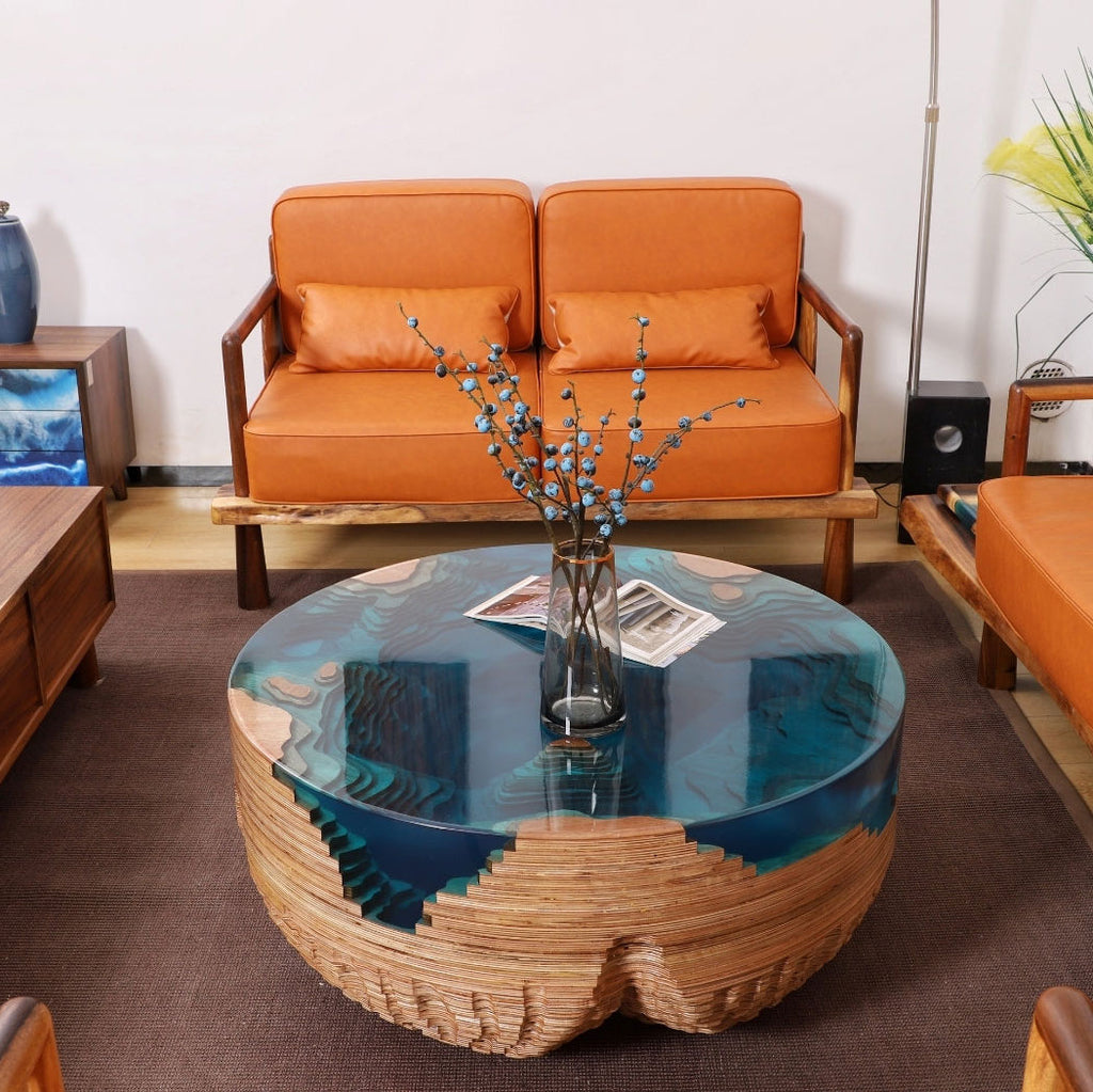 The Deep Ocean -Custom Coffee Table – RattanYard Furniture